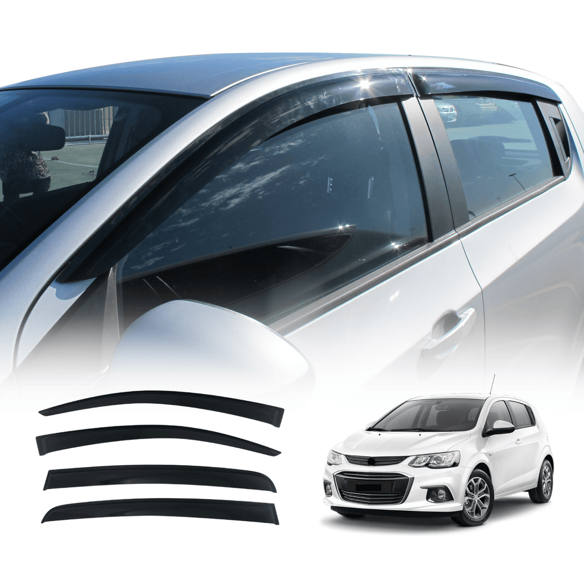 Weather Shields for Holden Barina Hatch TM Series 2011-2019 – OAD4X4 ...