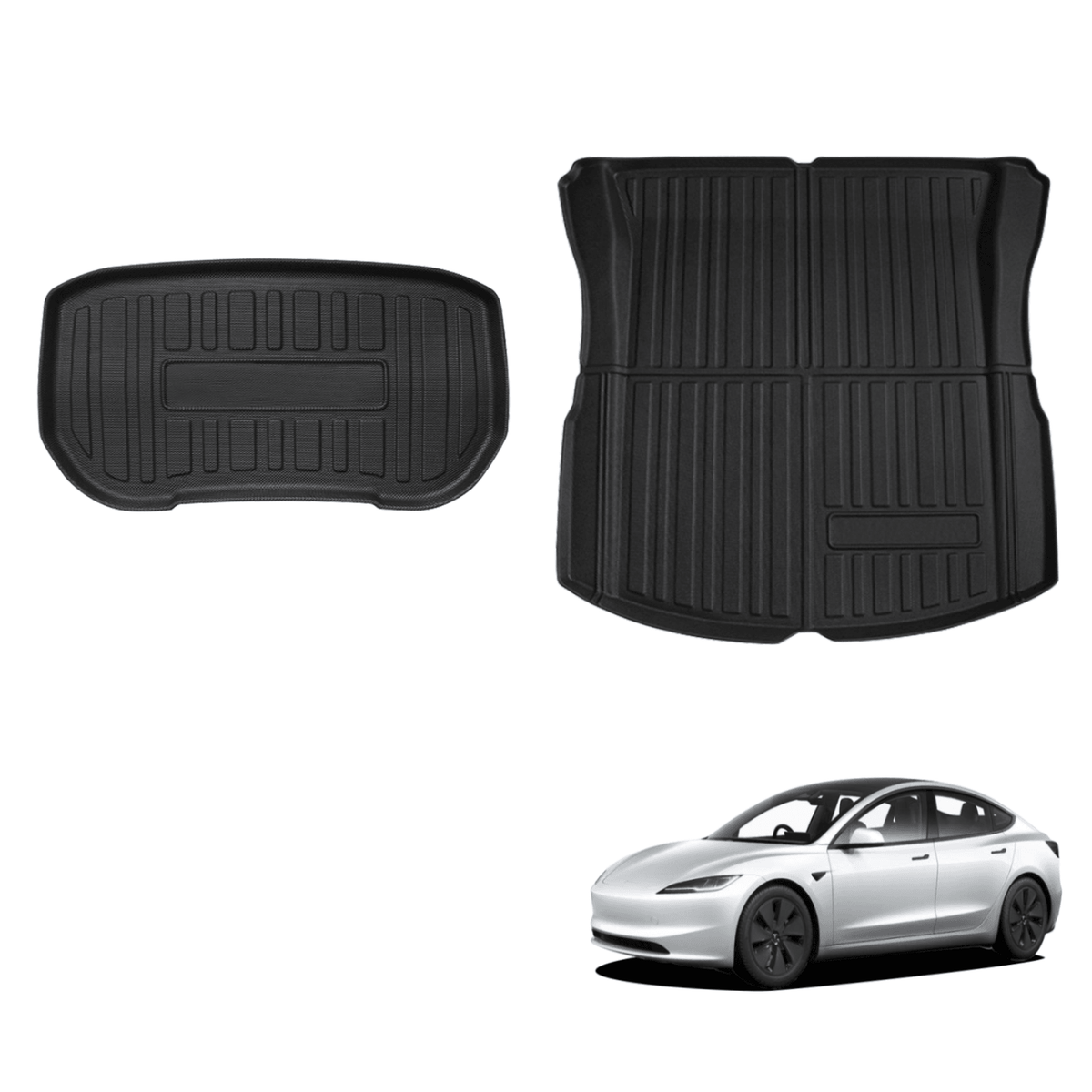 Boot Liner Set for Tesla Model 3 Highland 2024-Onwards Front & Rear ...