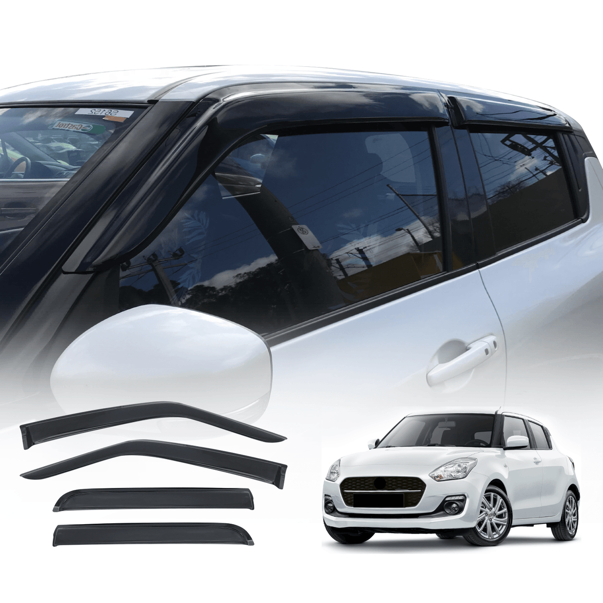 Weather Shields for Suzuki Swift AZ series/AZ series Ⅱ 2017-Onwards ...