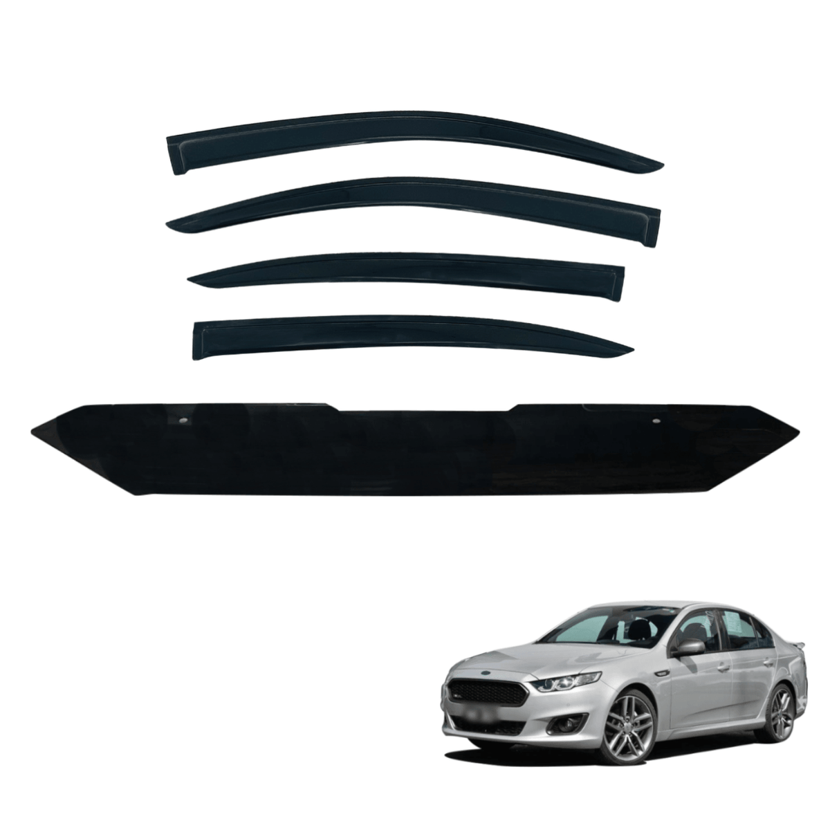 Bonnet Protector & Luxury Weathershields for Ford Falcon FG-X 2014-201 ...