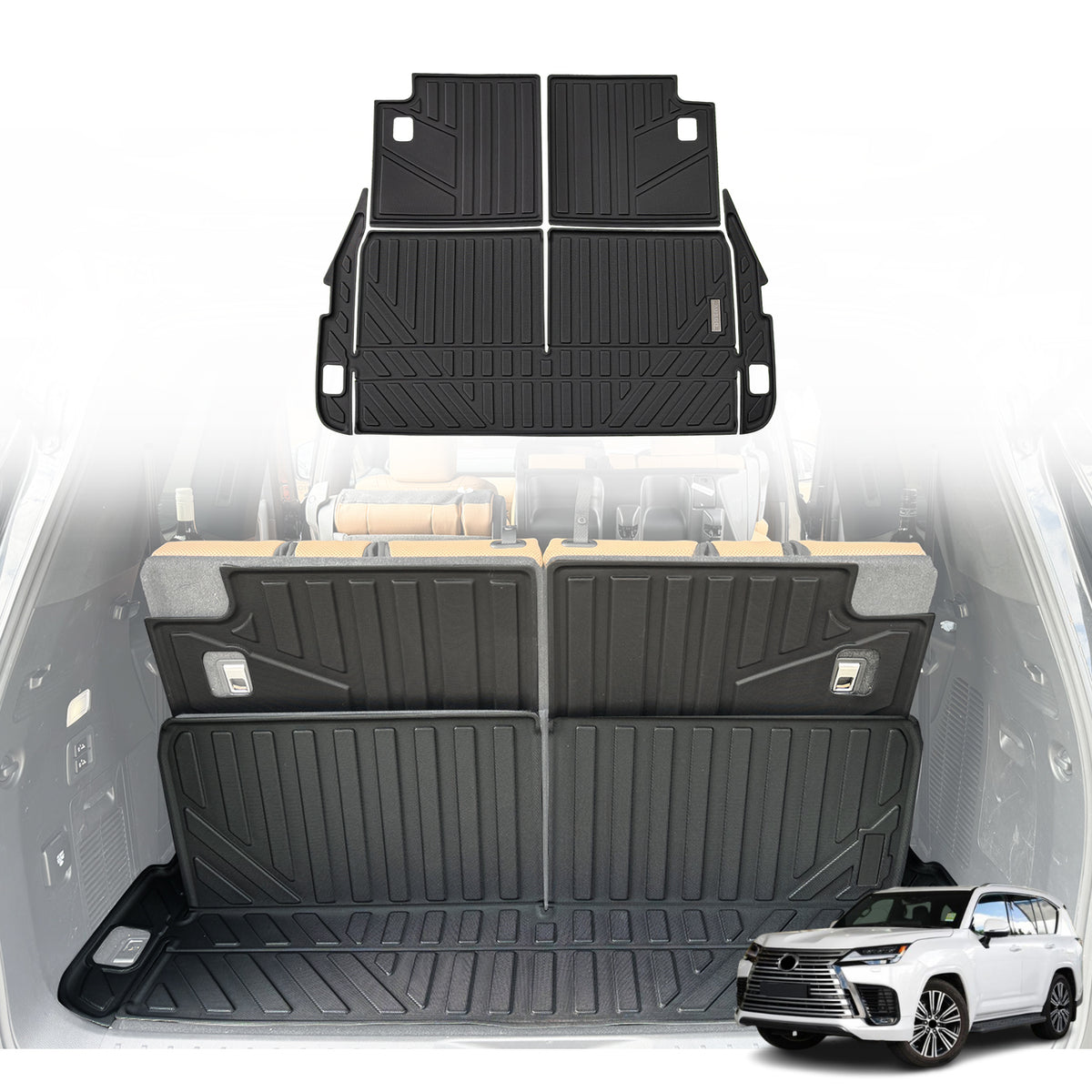 Boot Liner for Lexus LX500d LX600 7 seats 2021-Onwards – OAD4X4 Accessories