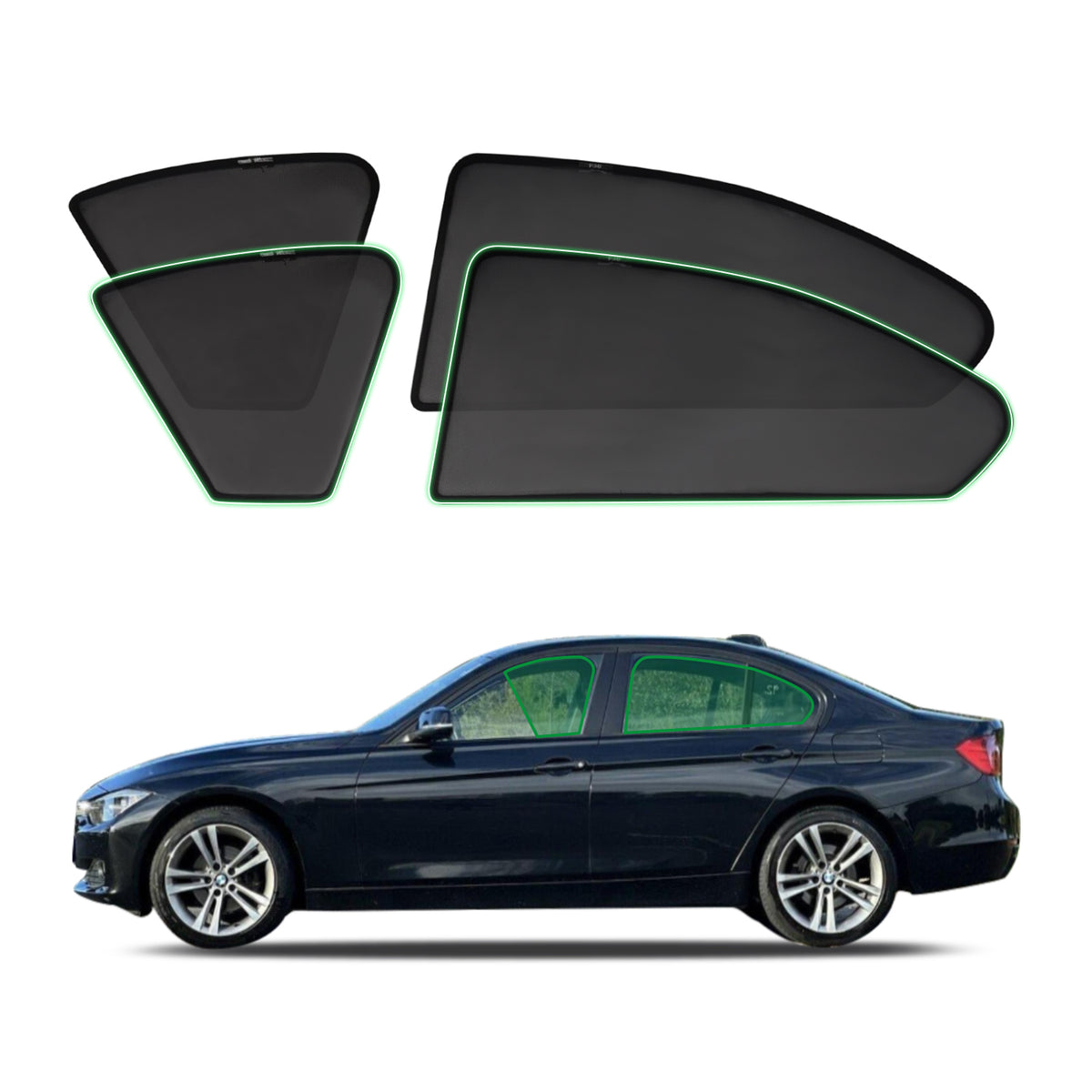 Magnetic Window Sun Shade for BMW 3 series F30 2012-2018 – OAD4X4 ...